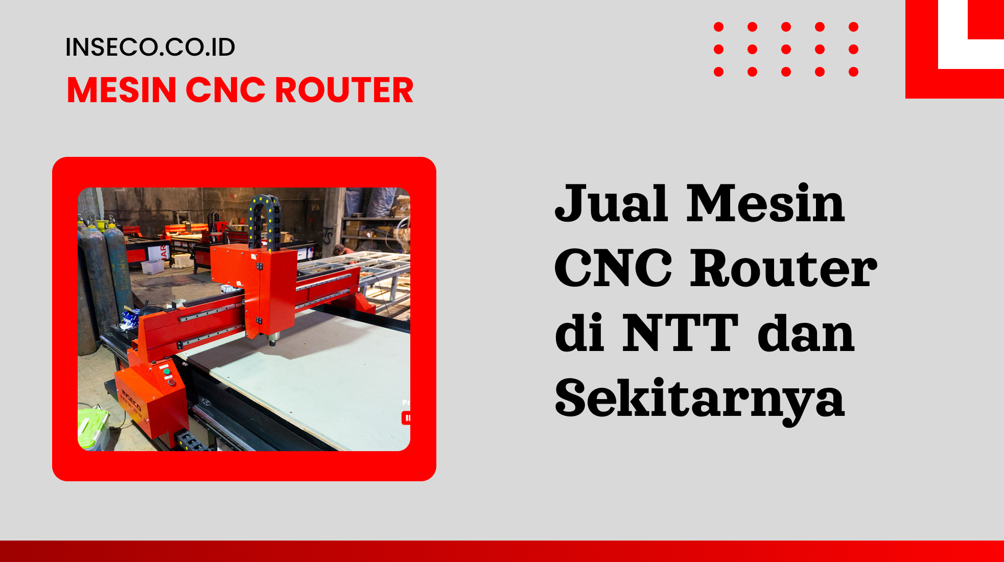 Jual Mesin CNC Router di NTT dan Sekitarnya
