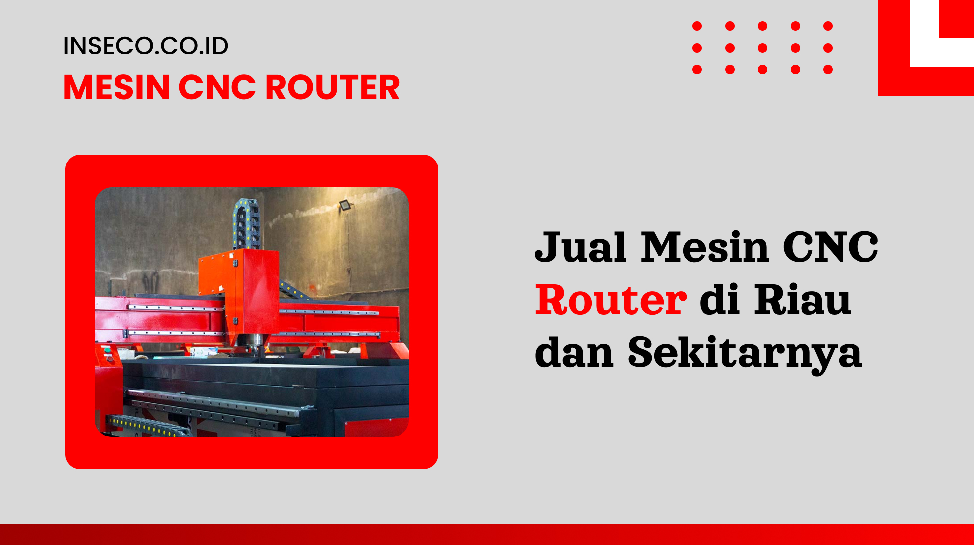 Jual Mesin CNC Router di Riau dan Sekitarnya